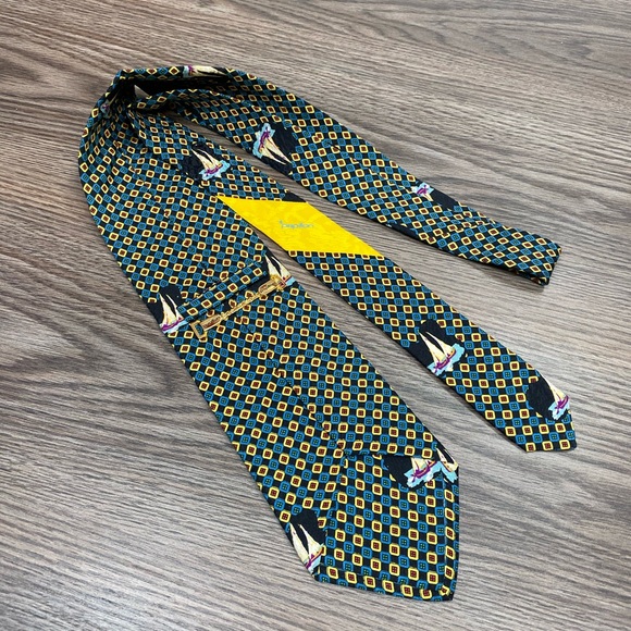 Papillon Blanc | Accessories | Papillon Teal Gold Red Navy Check ...